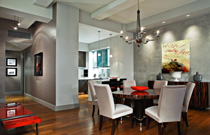 Downtown Condominium New York, NY | Hubley Design Interiors